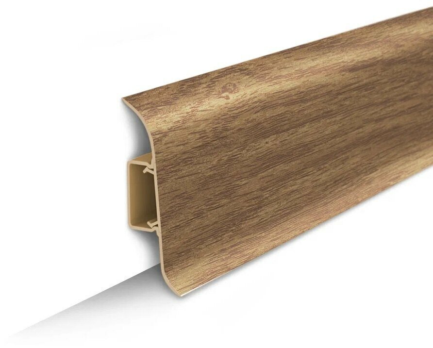 Пластиковый плинтус Идеал Classic 3D 70 мм Палисандр 281, 1 шт.