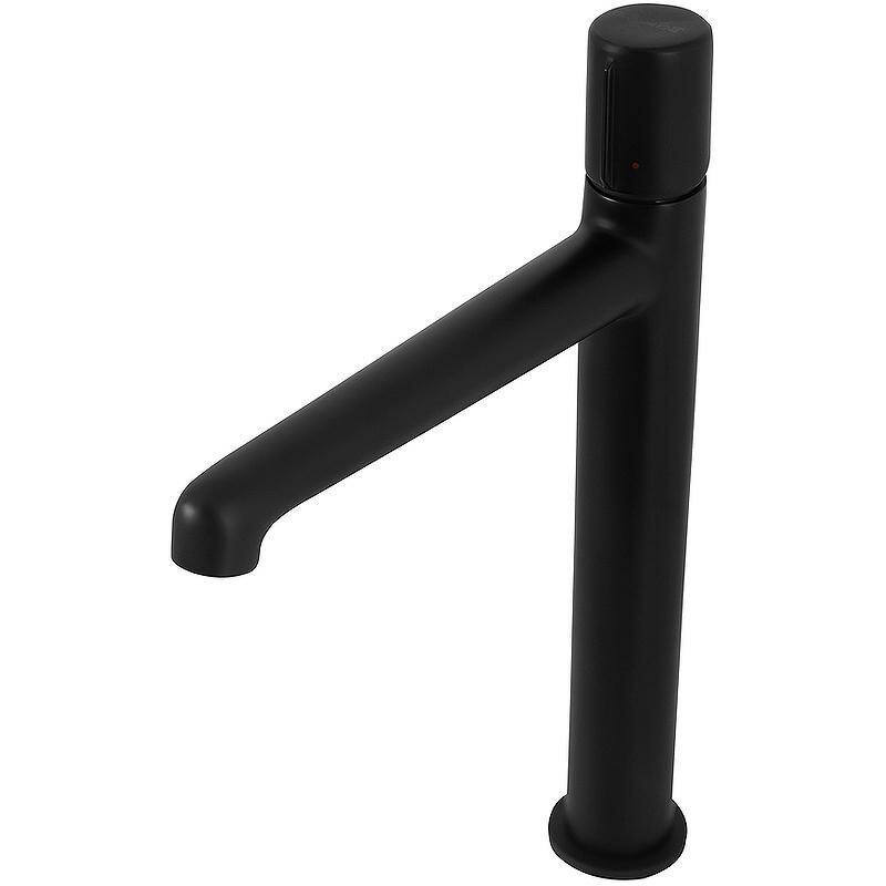 Смеситель для раковины BelBagno Uno UNO-LMC-NERO-W0 черный матовый, рычажное управление, латунь