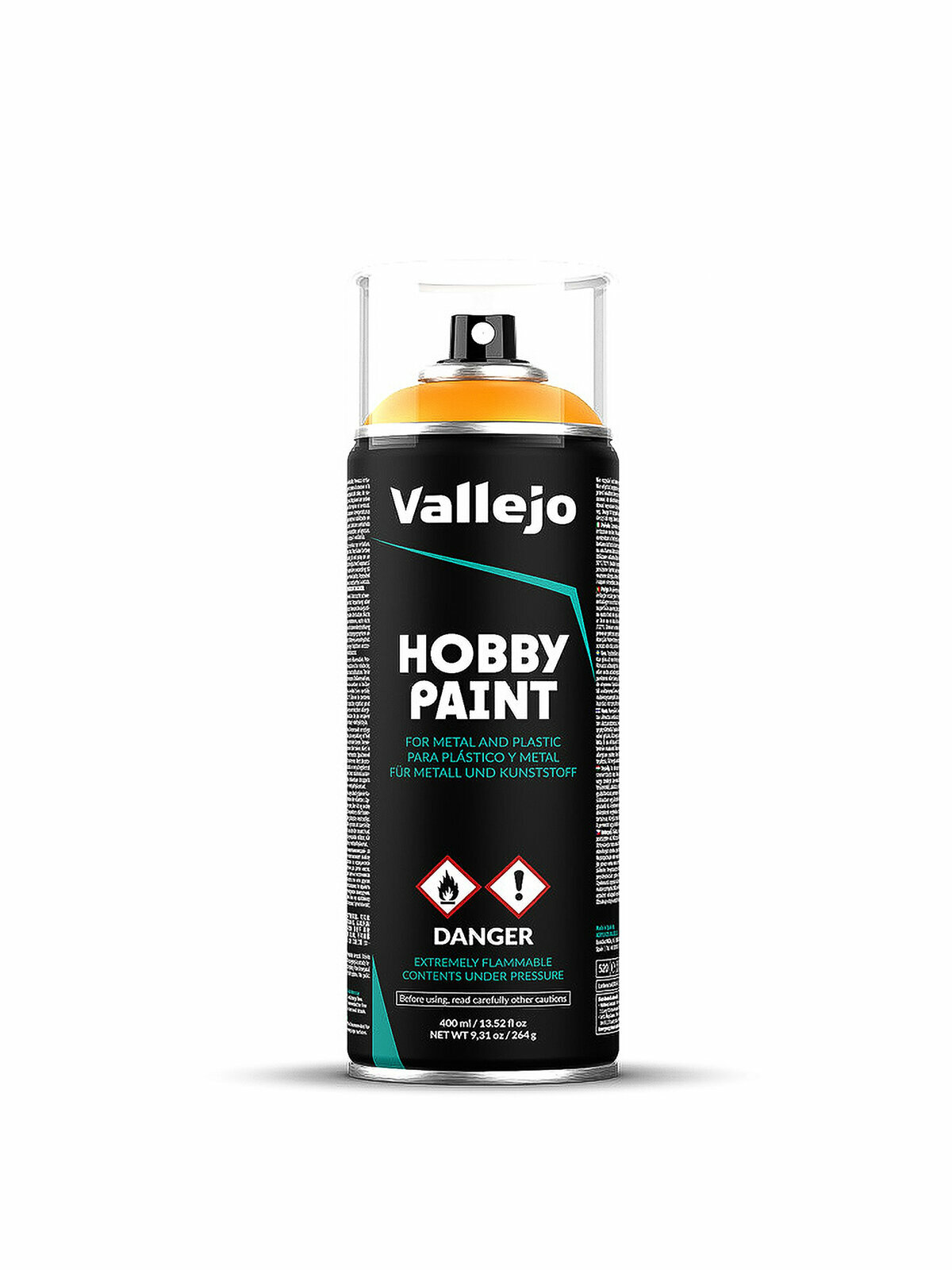 Аэрозольная грунтовка Vallejo серии Aerosol - Sun Yellow 28018, 400 мл