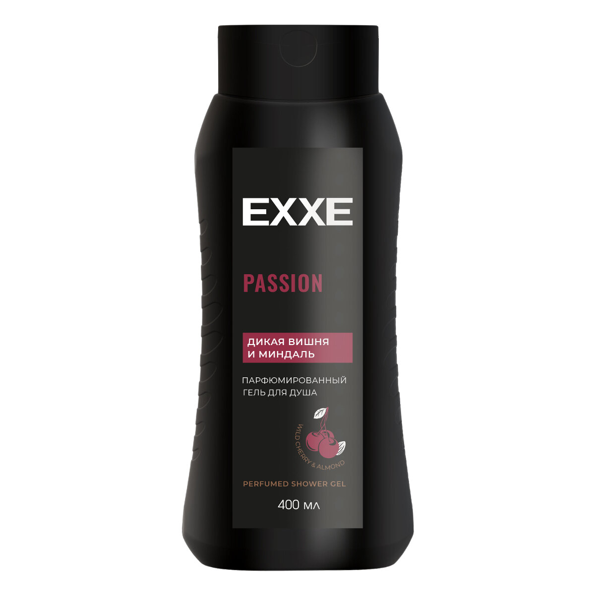 Гель для душа 3 в 1 EXXE Passion Дикая вишня и миндаль, 400 мл