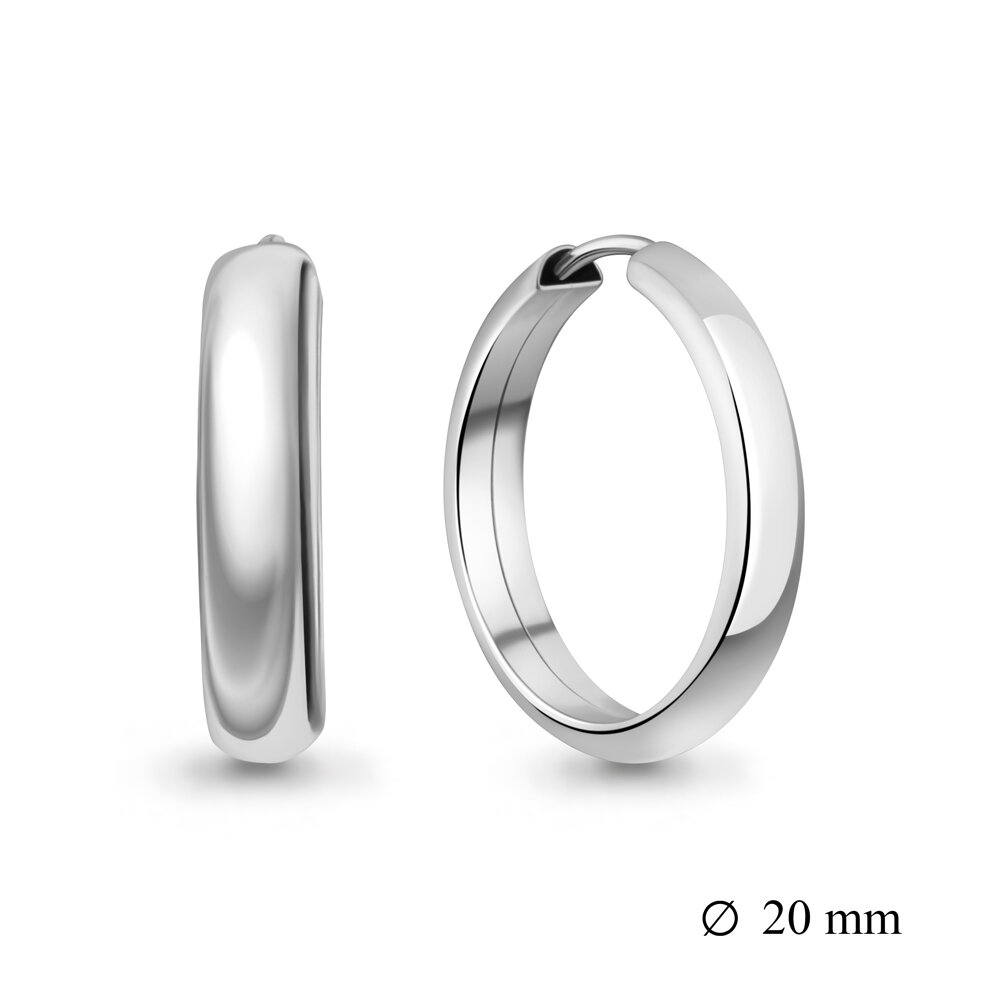 Серьги Abis, серебро, 925 проба, родирование