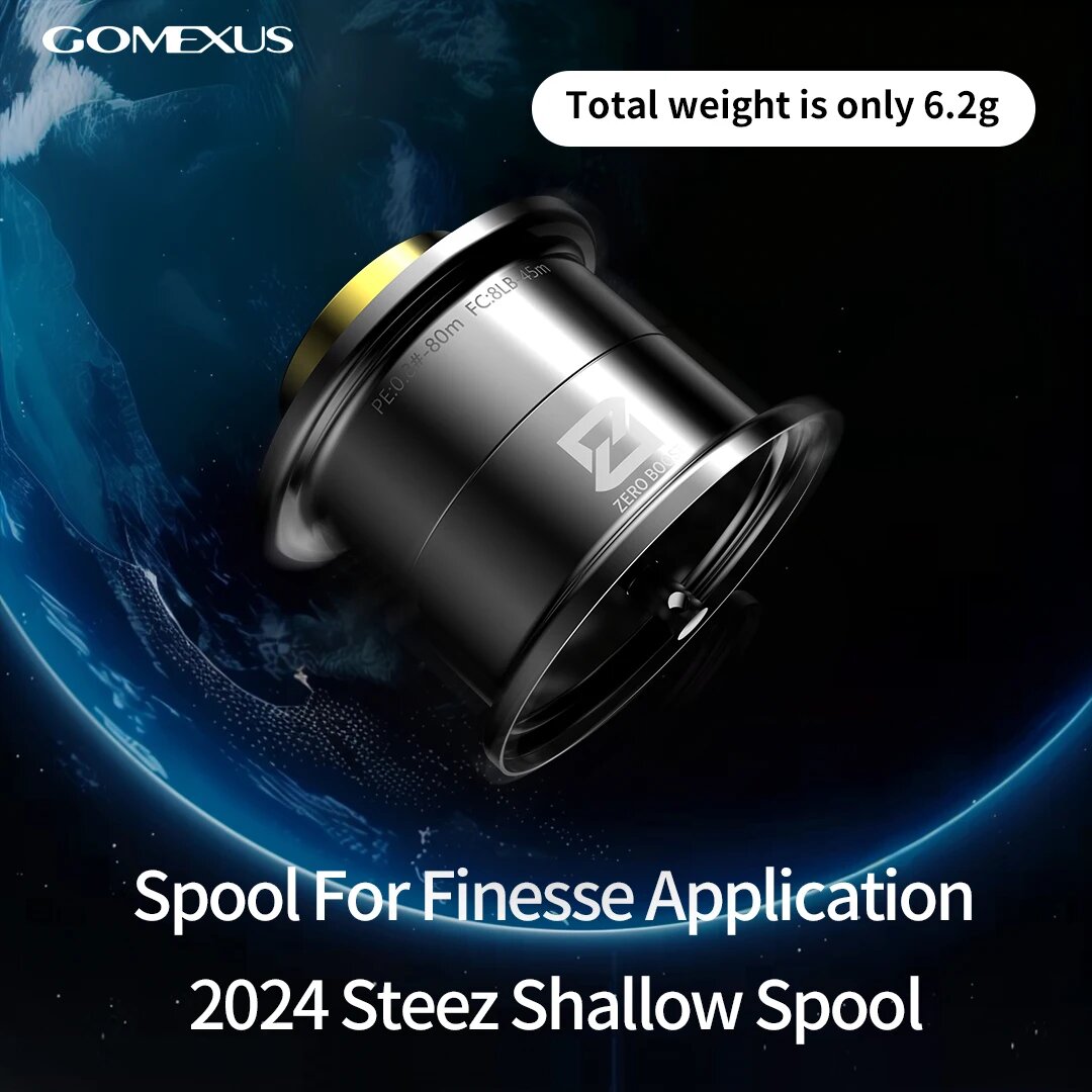 Gomexus OZ100 супер дуралюминовая катушка 24 Steez SV TW эксклюзивная 8LB 45m 1PE 100m