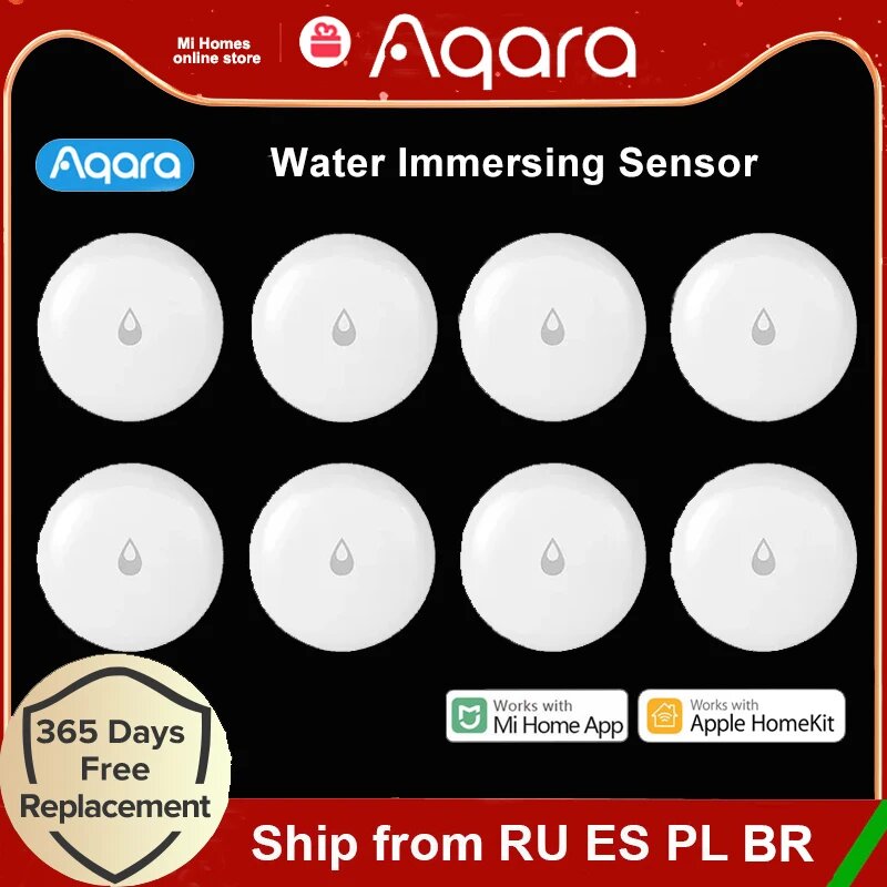 Aqara датчик утечки воды Zigbee, белый, 1 шт — фото 1