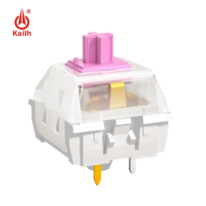 Переключатель клавиатуры Kailh Speed, бронза, медь, золото, розовый, толстый, золотой, серебристый, RGB SMD для механической клавиатуры