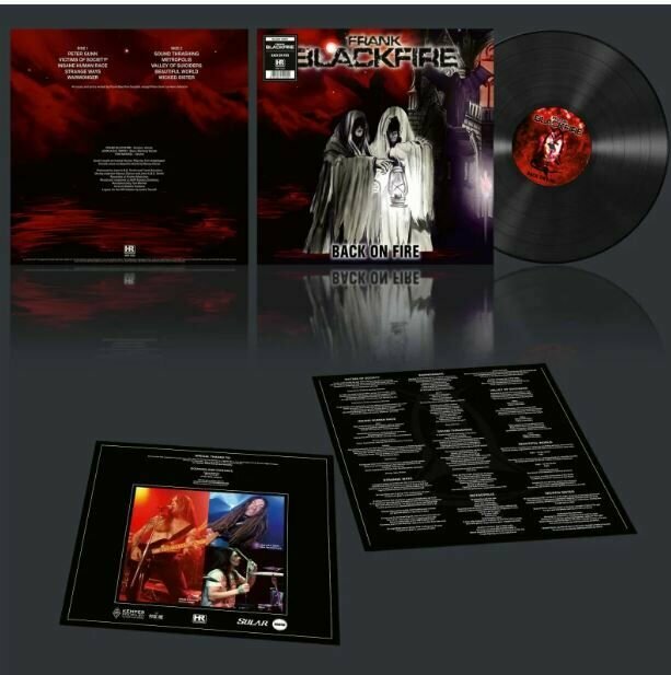 Виниловая пластинка Frank Blackfire (Sodom/ex. Kreator) – Back On Fire LP 10th anniversary