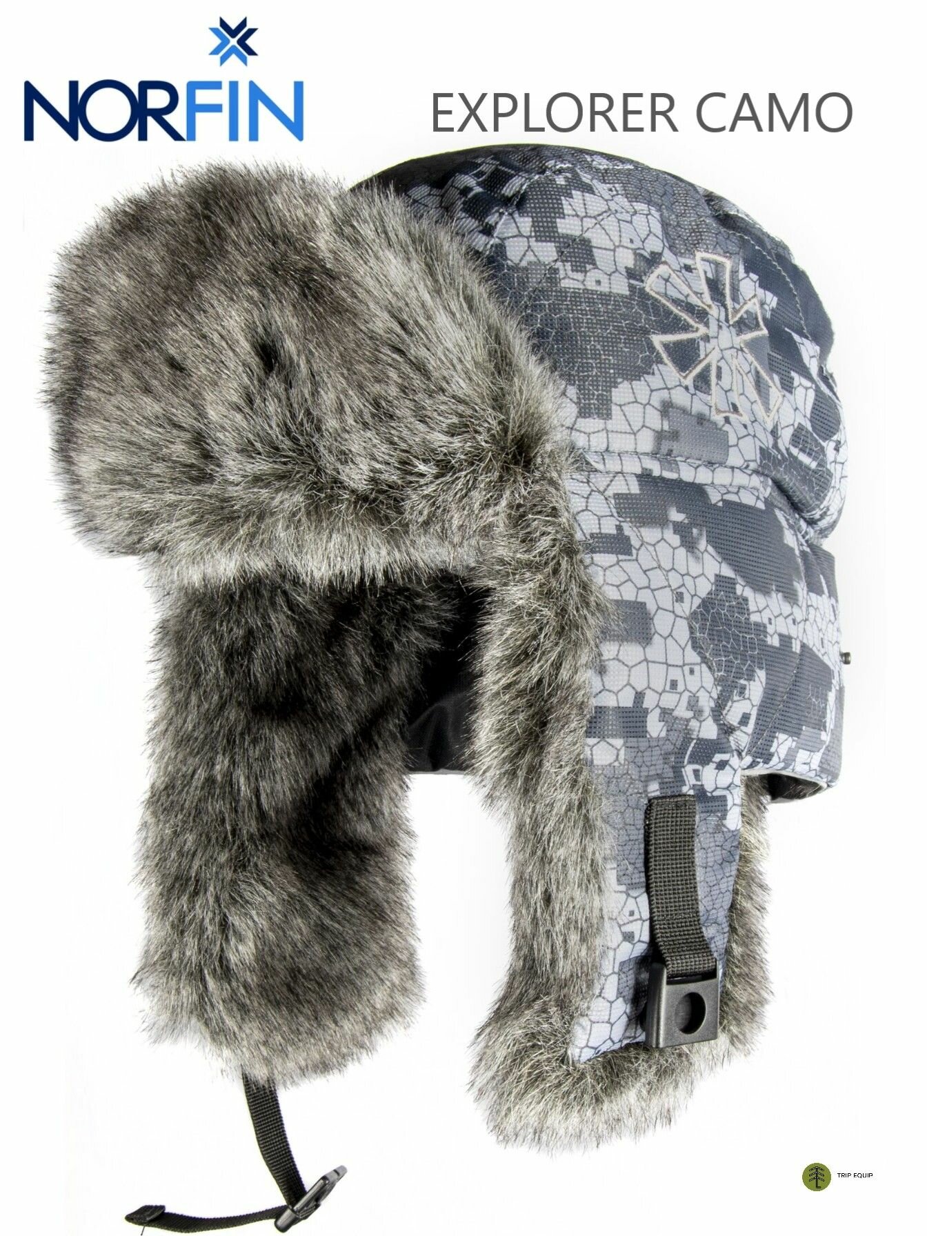 Шапка-ушанка Norfin EXPLORER CAMO p.XL (302802-XL)