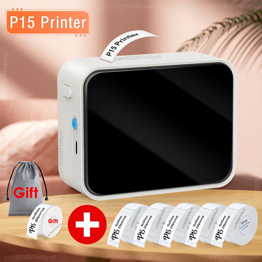 Этикетки Labelwell P15, 14x30 мм, 3PK Transparent, Белый — фото 1