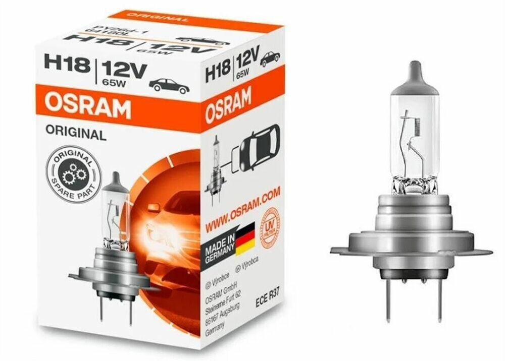 Лампа OSRAM галогеновая H18 PY26D-1 65W