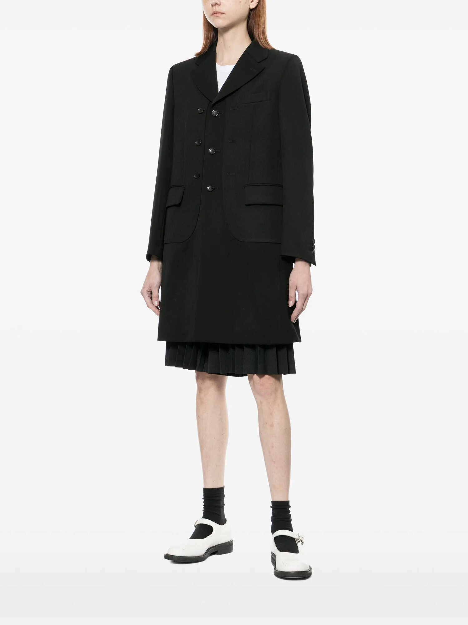 Пальто COMME des GARCONS, размер 42, white — фото 1