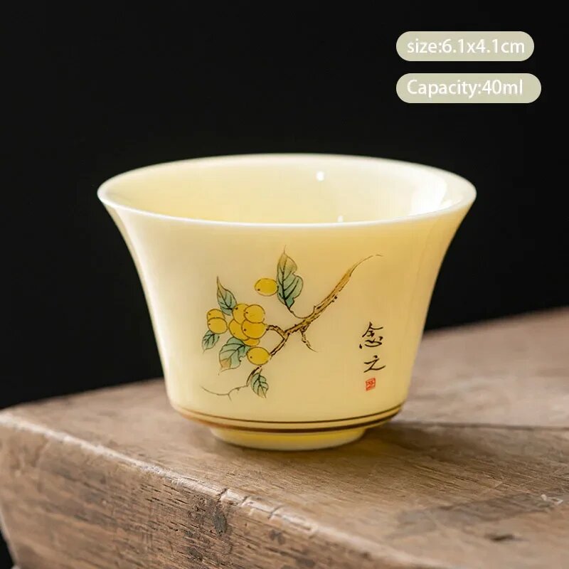 Керамическая чашка RI ONIY TEASET с цветочным узором B4
