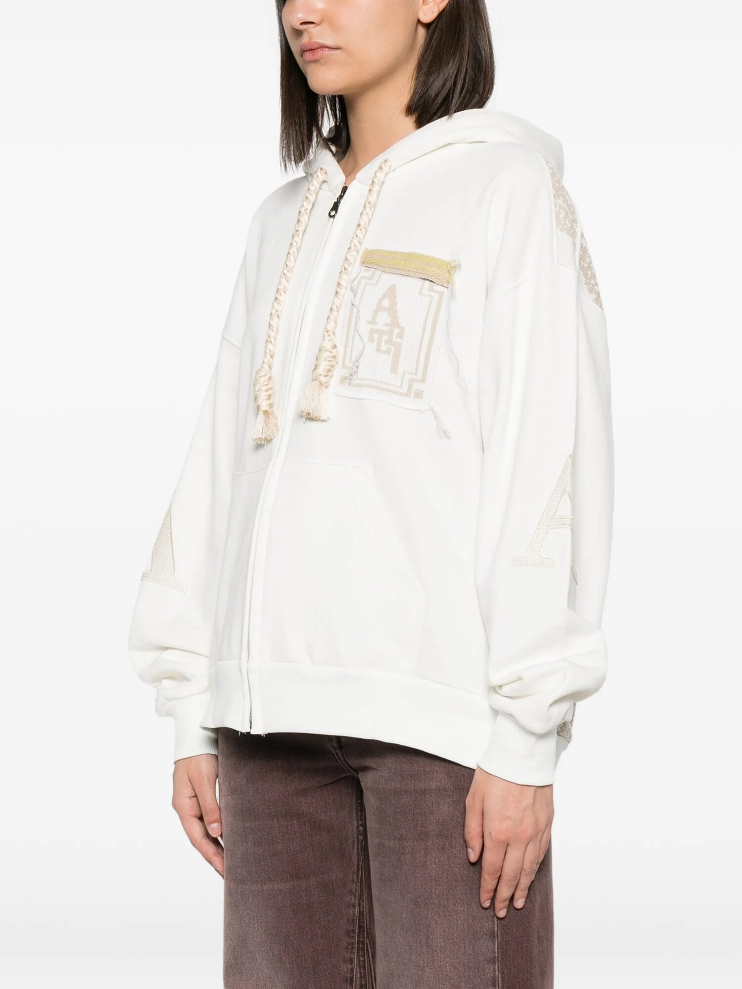 Худи Al Ain Logo-patch zip-up hoodie, размер 40 — фото 1
