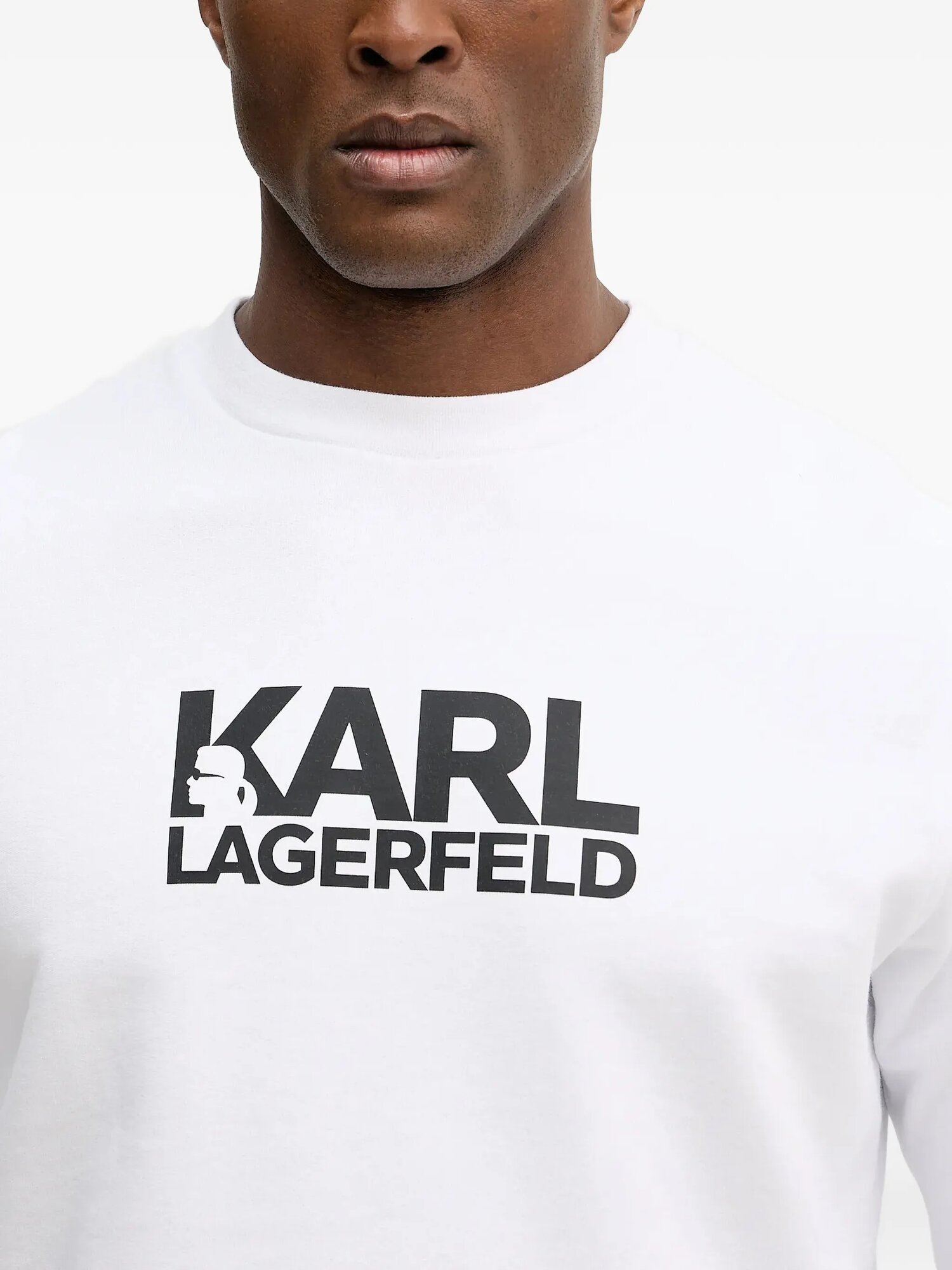 Свитер Karl Lagerfeld, размер 58, , white — фото 1