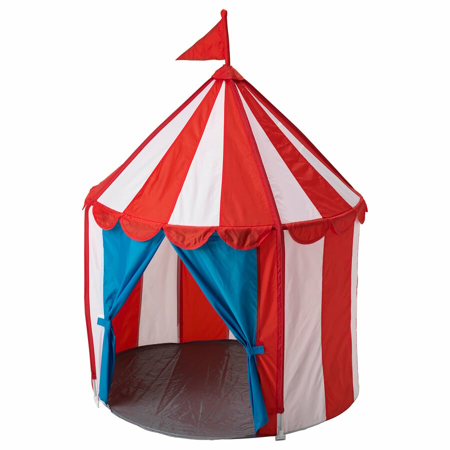 Детская палатка IKEA CIRKUSTALT, разноцветный 120 x 100 см 705.813.64