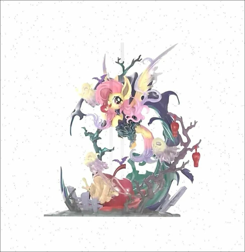 - маленькие скульптуры, подарки для детей, Series 3, Last - Fluttershy