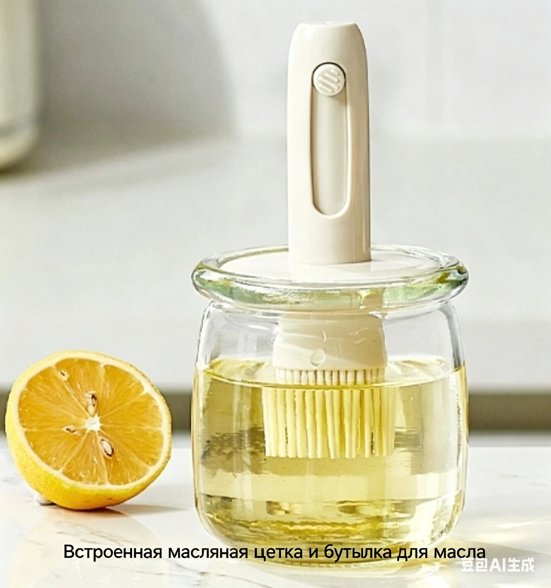 Масляная щетка и стеклянная бутылка для масла, высокотемпературная масляная щетка из пищевого силикона