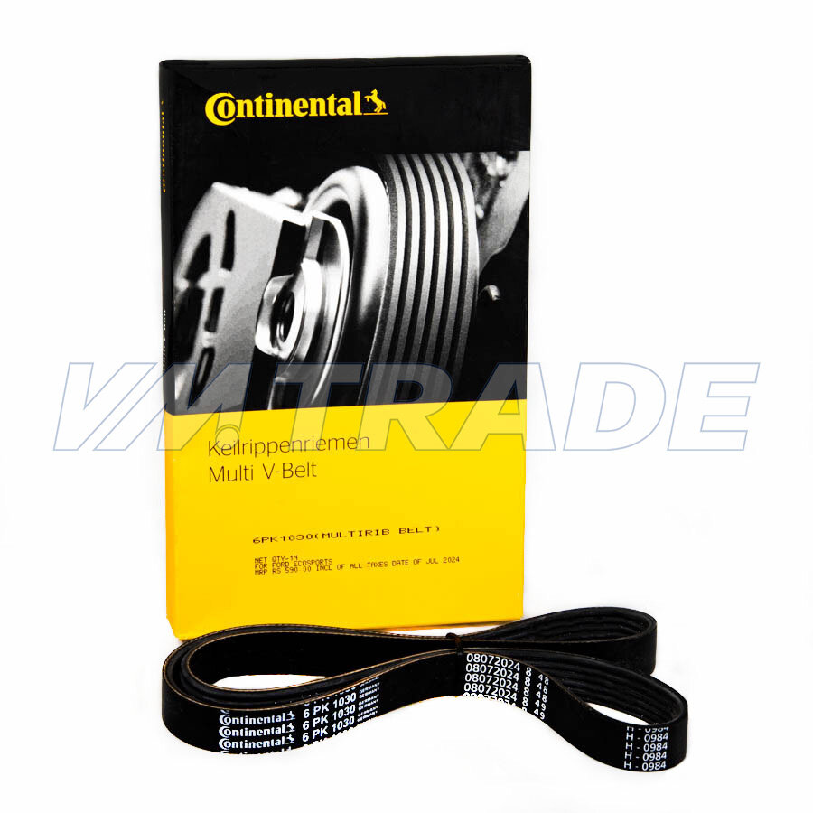 Ремень 1030 6PK привода агрегатов Газель, Соболь дв. ГАЗ-560, AUDI, BMW, CITROEN, FIAT, MINI, NISSAN, SEAT, SKODA, VW, MAN