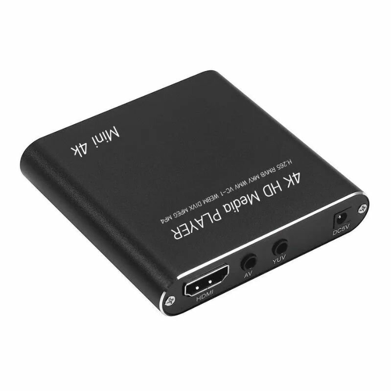 Новый мини-медиаплеер 4K HD с поддержкой SD-карты, USB-диска HDD 1080P, мультимедийный автоплей, реклама видео AD, MP3, MP4-плееры