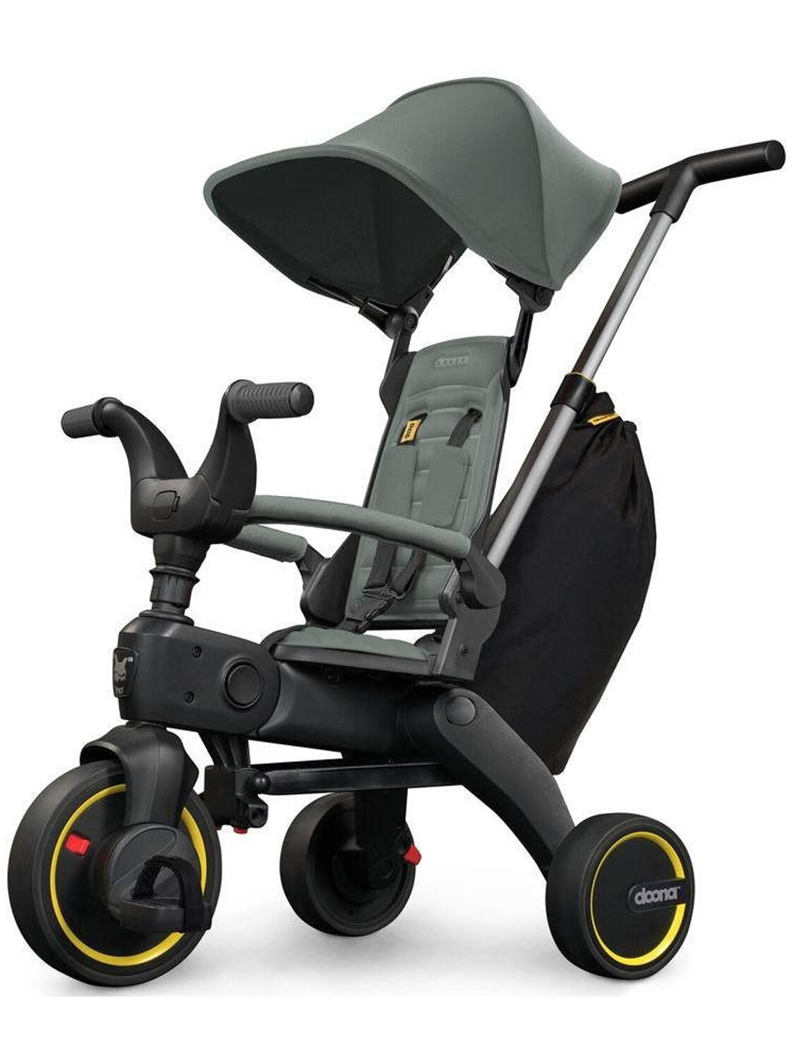 Велосипед - коляска 3-х колесный складной Doona Liki Trike S3 Slate Green (Forest Grey)