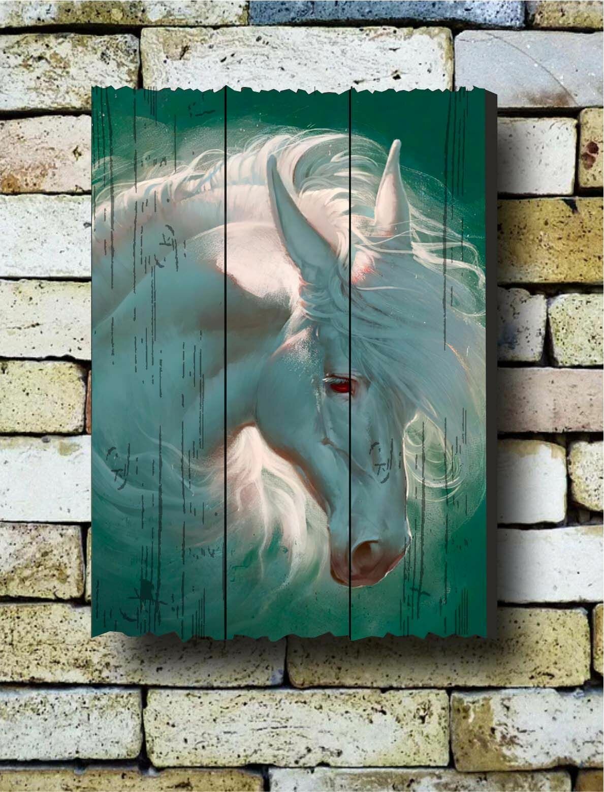 Картина на досках Лошадь, Пони, Кони, Pony27