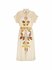 Платье Carolina K Button-up midi dress, размер 2XS-XS, разноцветный