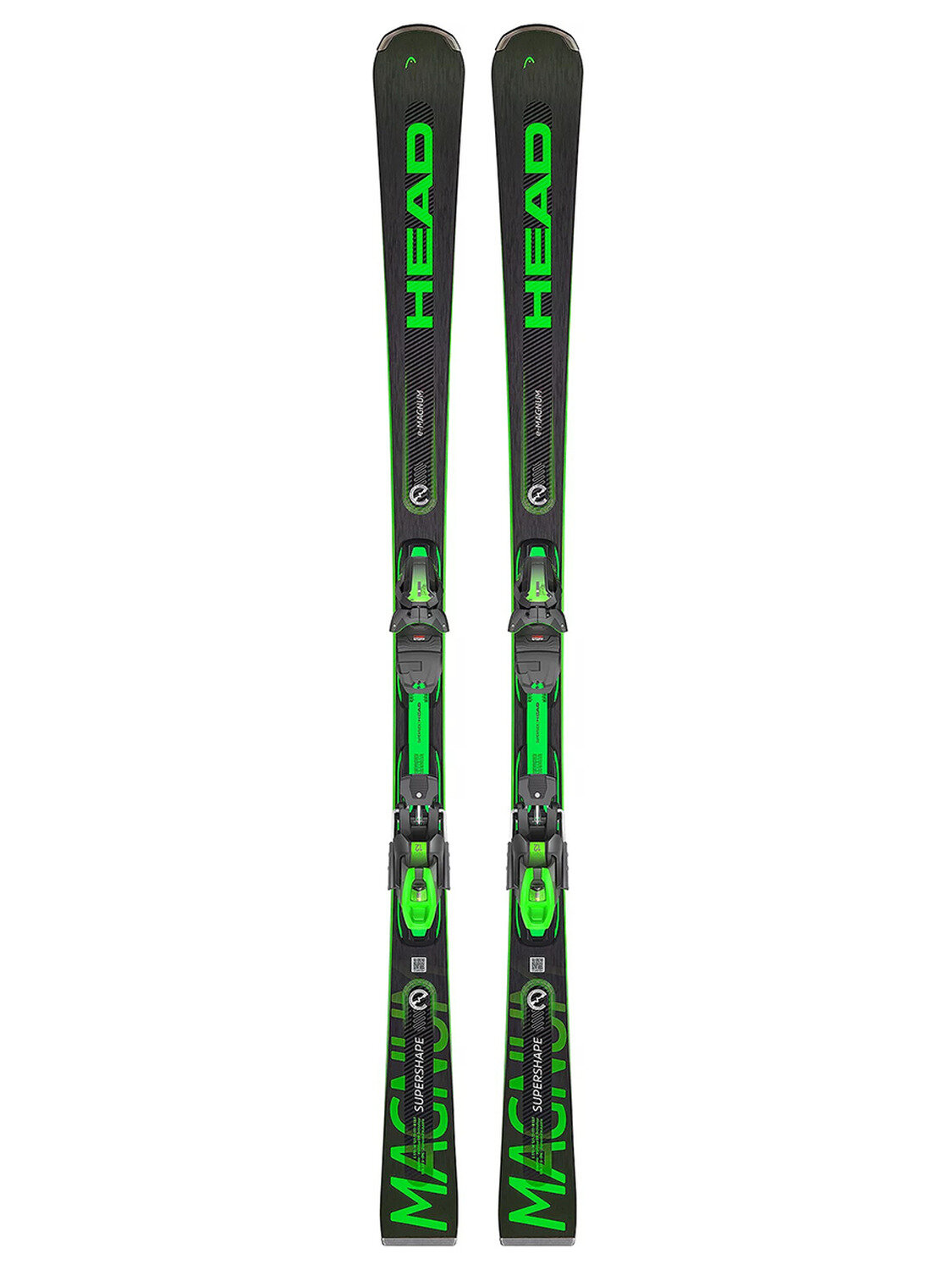 Горные лыжи с креплениями Head Supershape e-Magnum SW SF-PR + PRD 12 GW 23/24 , для мужчин , Зеленый