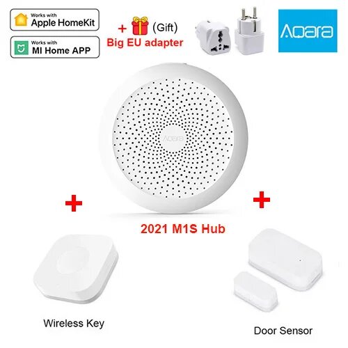 Aqara M1S Hub Zigbee 3 в 1 (с датчиком и ключом)