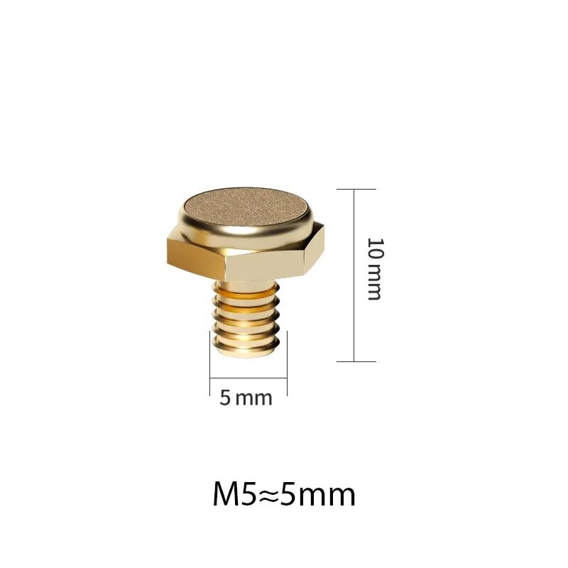 Глушитель пневматический латунный Short-M5