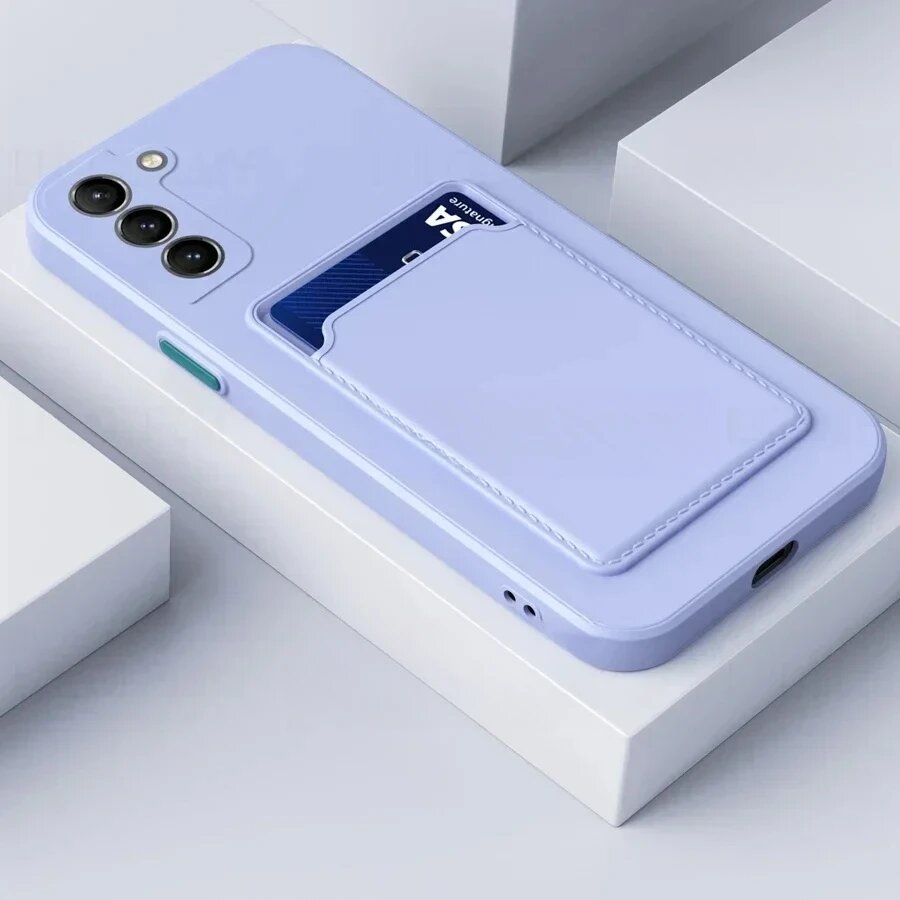 Роскошный Силиконовый Чехол-кошелек Для Samsung Galaxy S25/S25 FE/S25 Purple, For Samsung S25Ultra