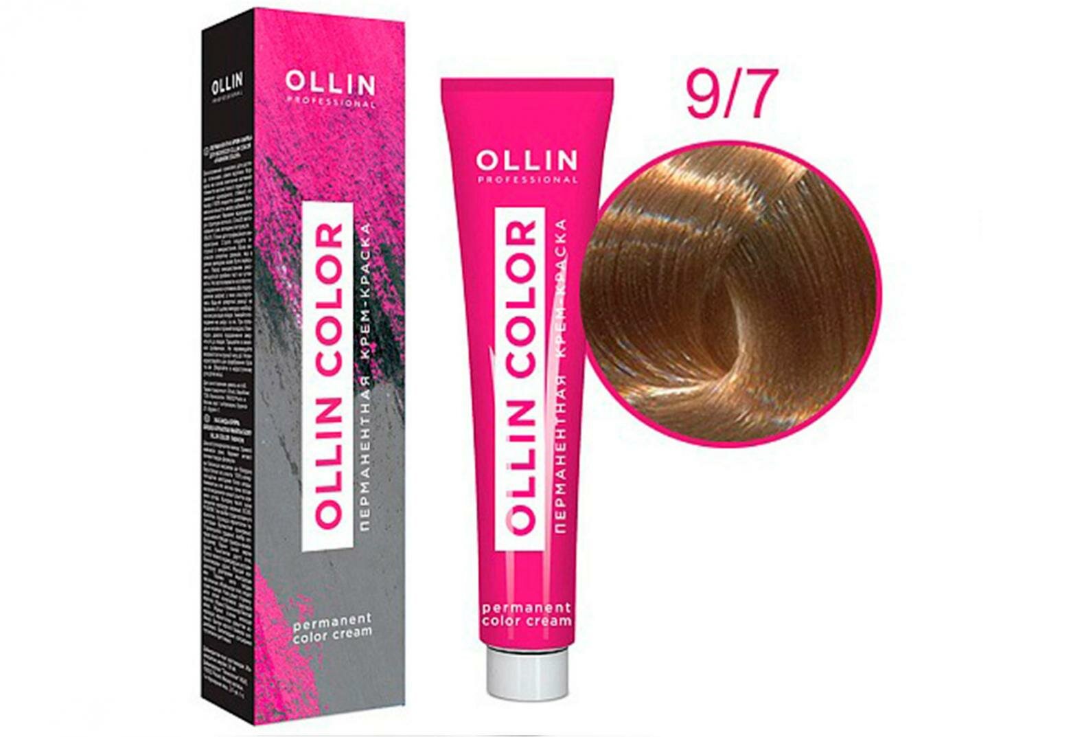 Оллин (Ollin Professional) Крем-краска для волос блондин коричневый COLOR 9/7 100мл