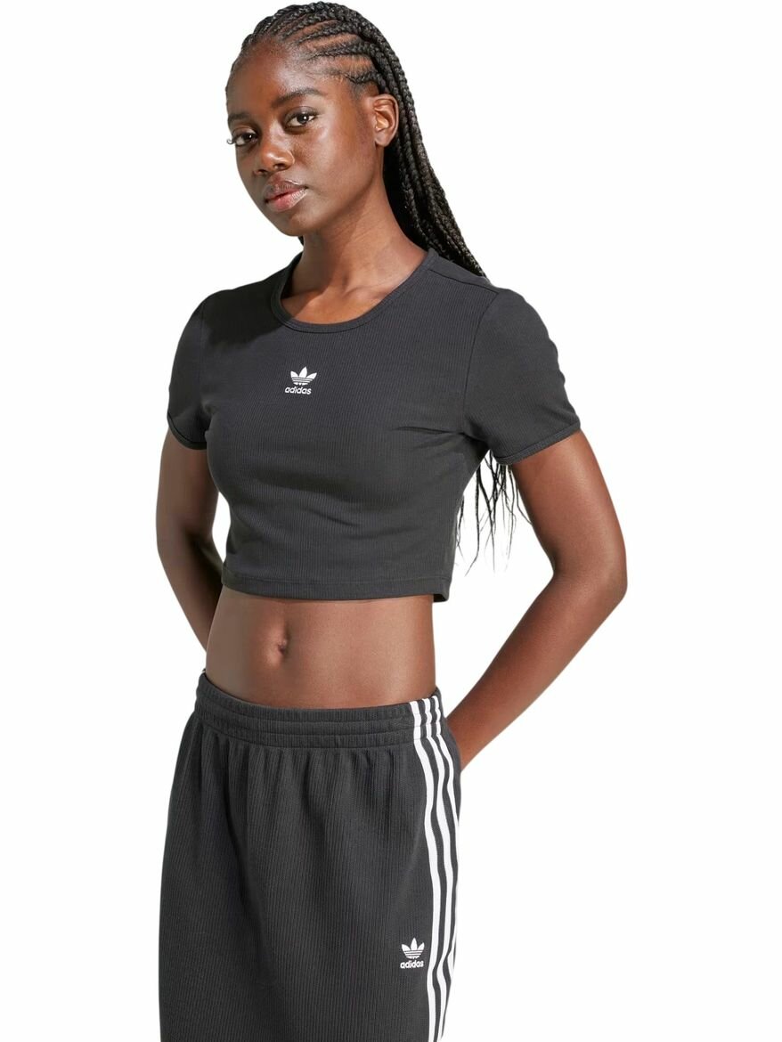 Футболка спортивная Essentials Ribbed Tee W