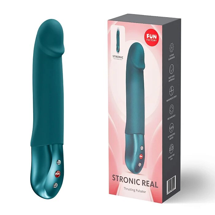 Пульсатор анатомический Fun Factory«Stronic Real» зеленый, Китай
