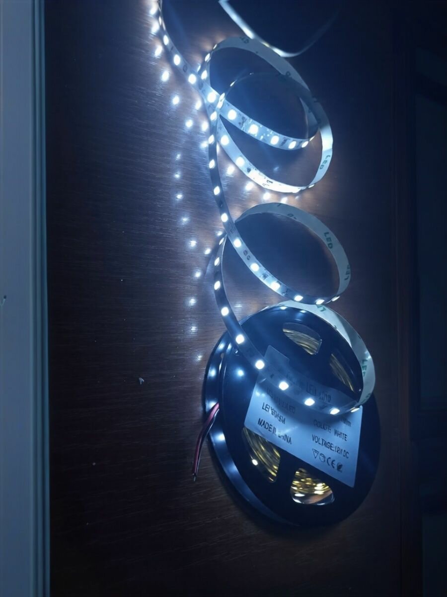 Светодиодная лента 5 метров Lederon LED LDS_ECO_5630_60_W_IP20 9w (35-40lum) 12v арт.106734
