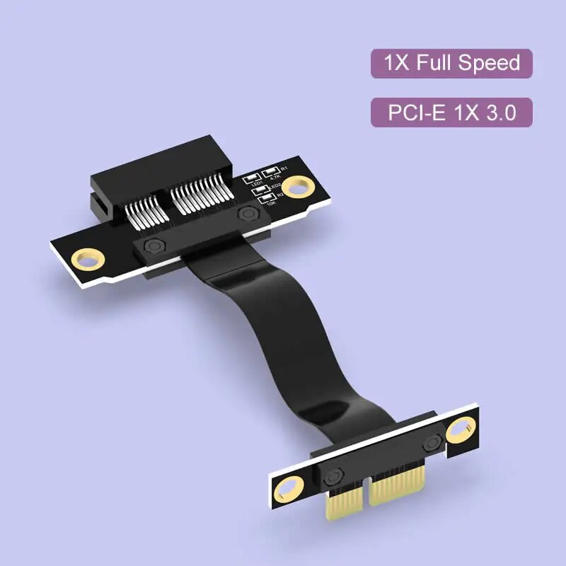 PCI-E Riser 1X Full Speed PCI-E 1X 3.0, 10CM