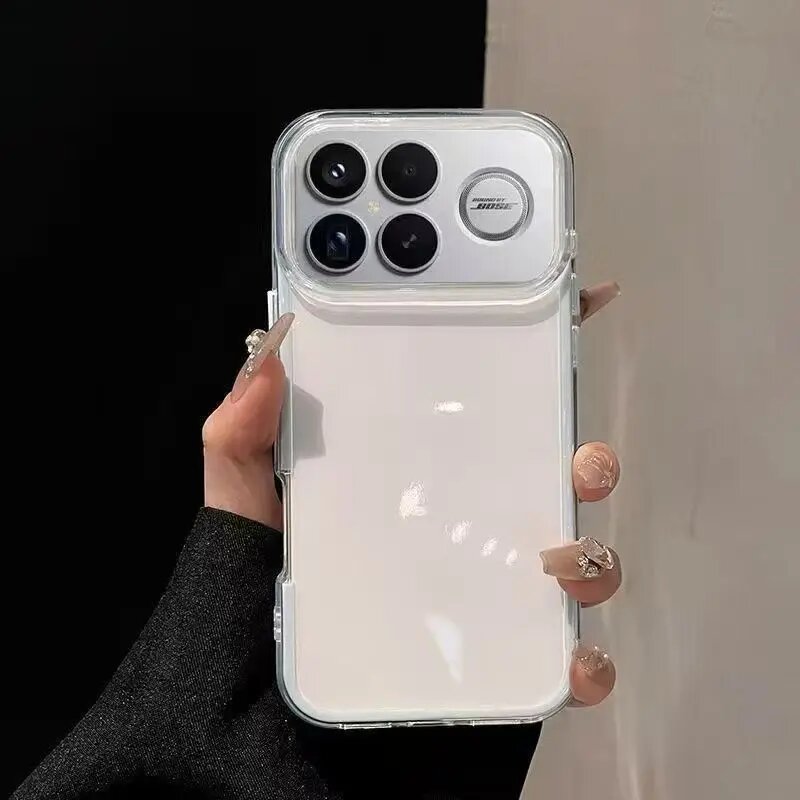 Чехол для POCO F8 Ultra Белый, прозрачный