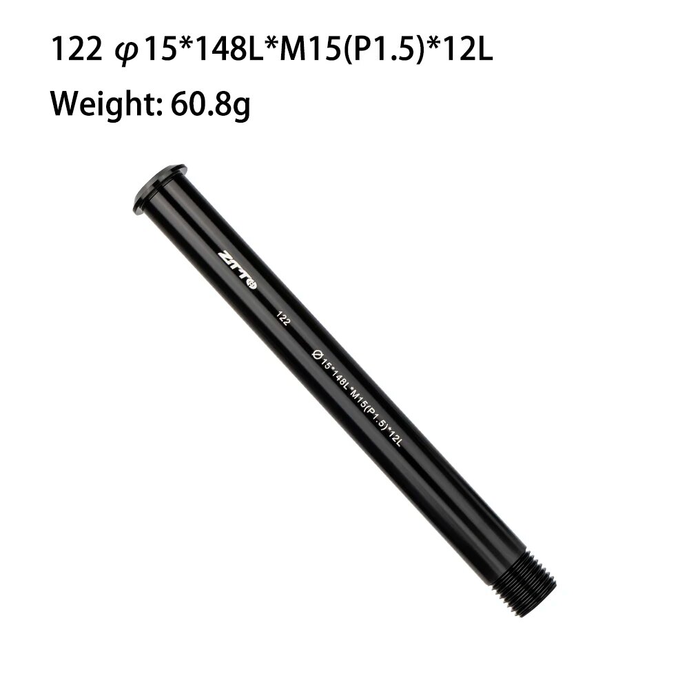 ZTTO сквозная ось для горного велосипеда 122 φ15*148L*M15(P1.5)*12L, 60