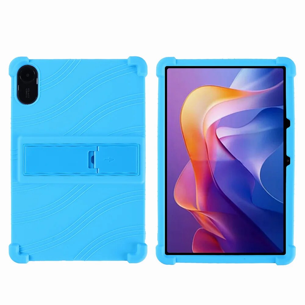 Синий чехол-подставка для Xiaomi Poco Pad M1/X1/Mini