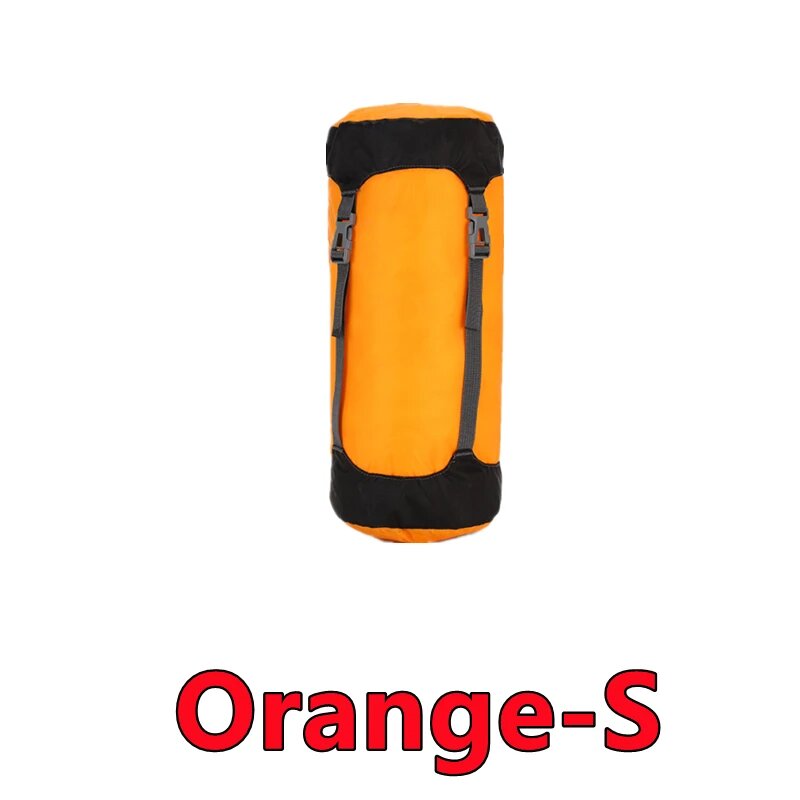 Компрессионный мешок из нейлона 8л, 15л, 25л, 35л Оранжевый, Orange-S
