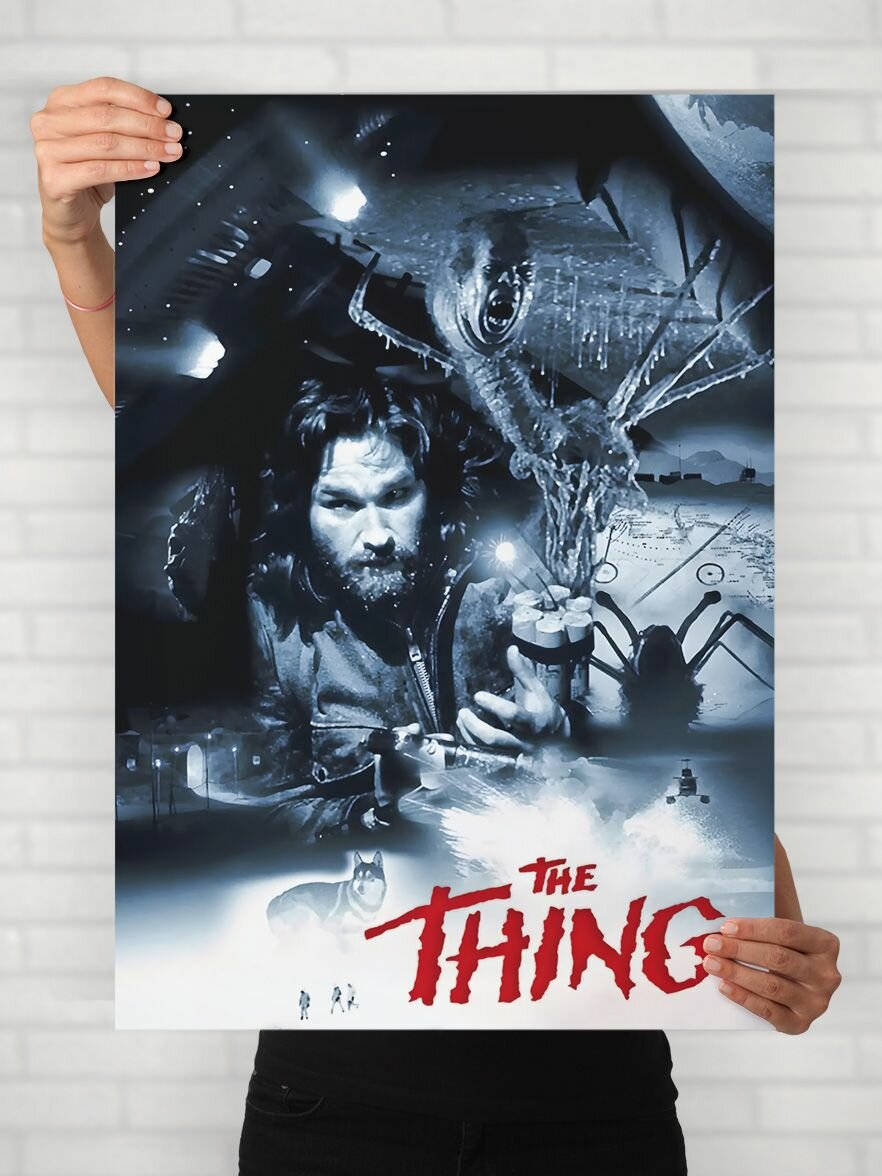 Плакат на стену для интерьера Нечто (The Thing 3) - Постер по фильму, кино, хоррору формата А1 (60x84 см)