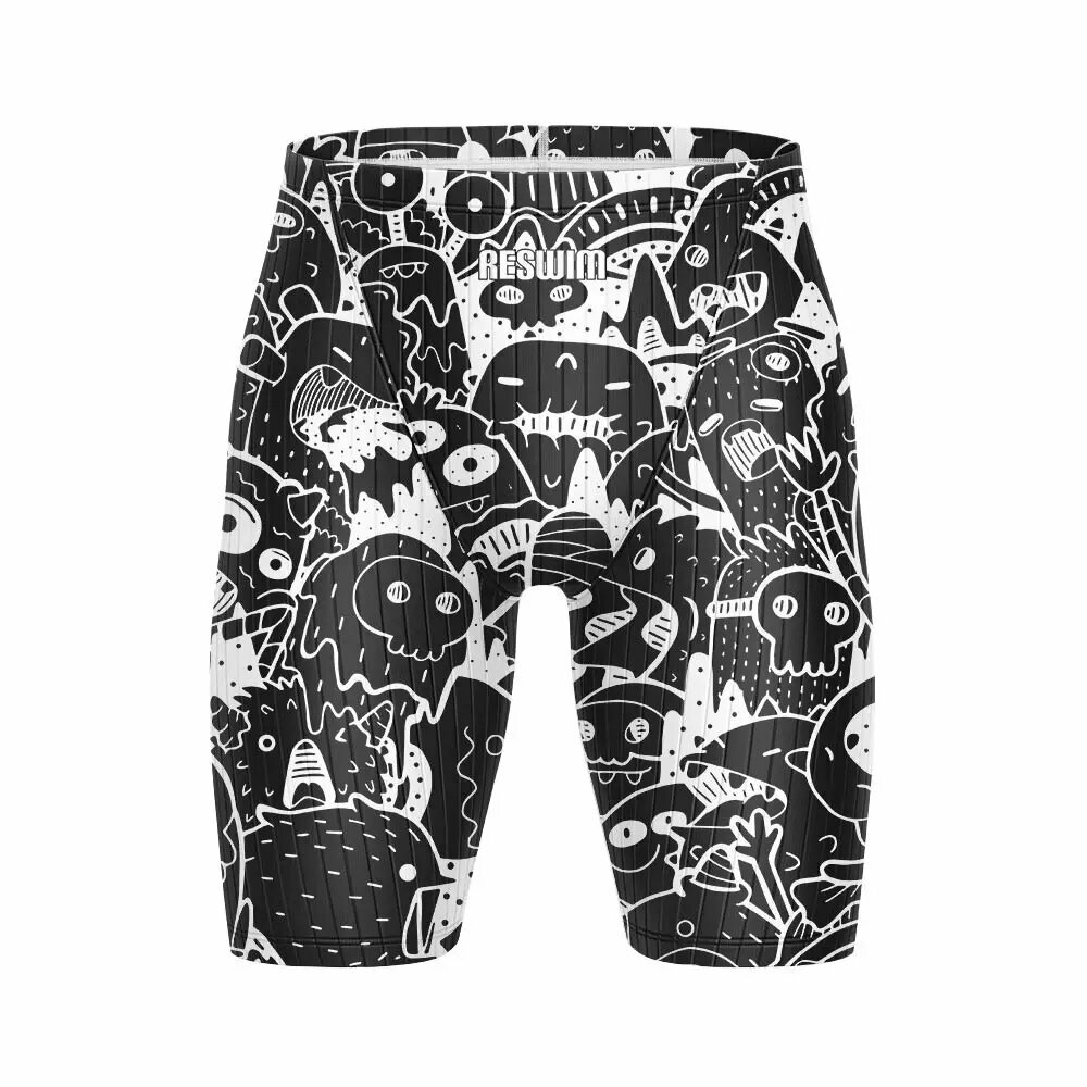 Мужские плавки Lycra Spandex черные, цвет 21