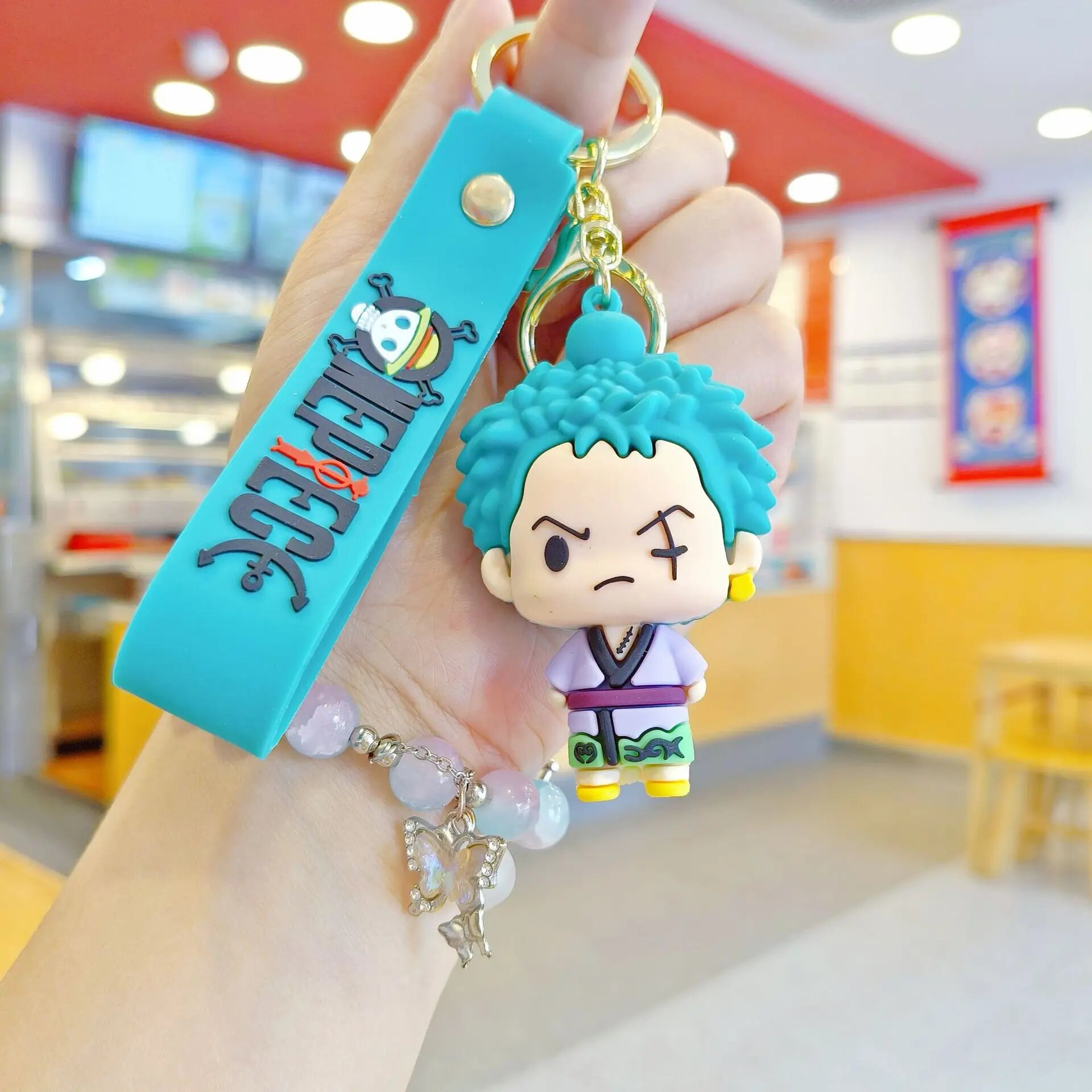 One Piece Зоро фигурка на брелке, цвет Kimono Zoro