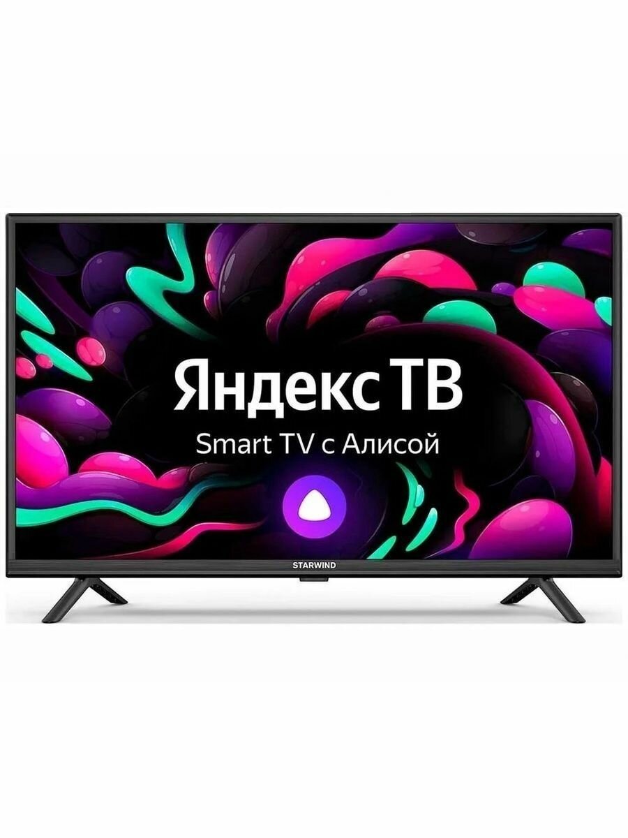 Телевизор 24 HD, черный