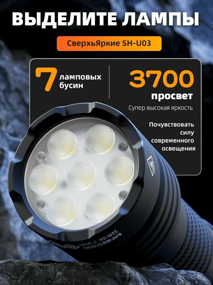 SUPERFIRE Фонарь-прожектор — фото 1