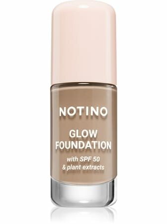 Тональный крем Notino Foundation Glow с SPF 50 и растительными экстрактами, 01 светлый средний холодный, 30 мл