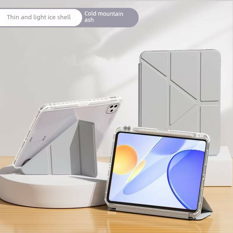 Чехол для iPad Air6 13-дюймовый с держателем для ручки, серый - совместим с моделями iPad Air 6 13-дюйм