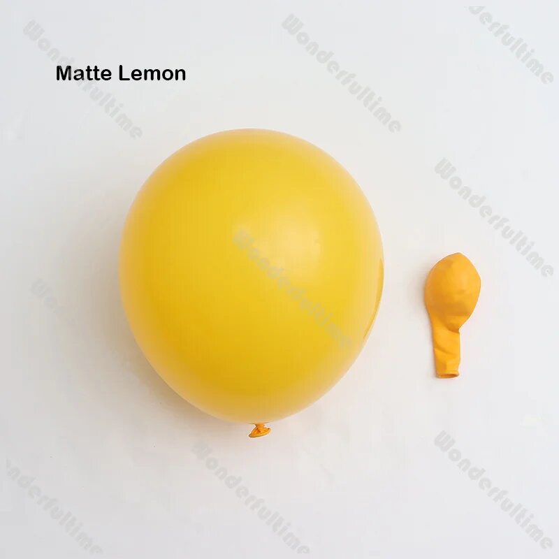 Шары Matte Lemon 12 дюймов, 10 шт.