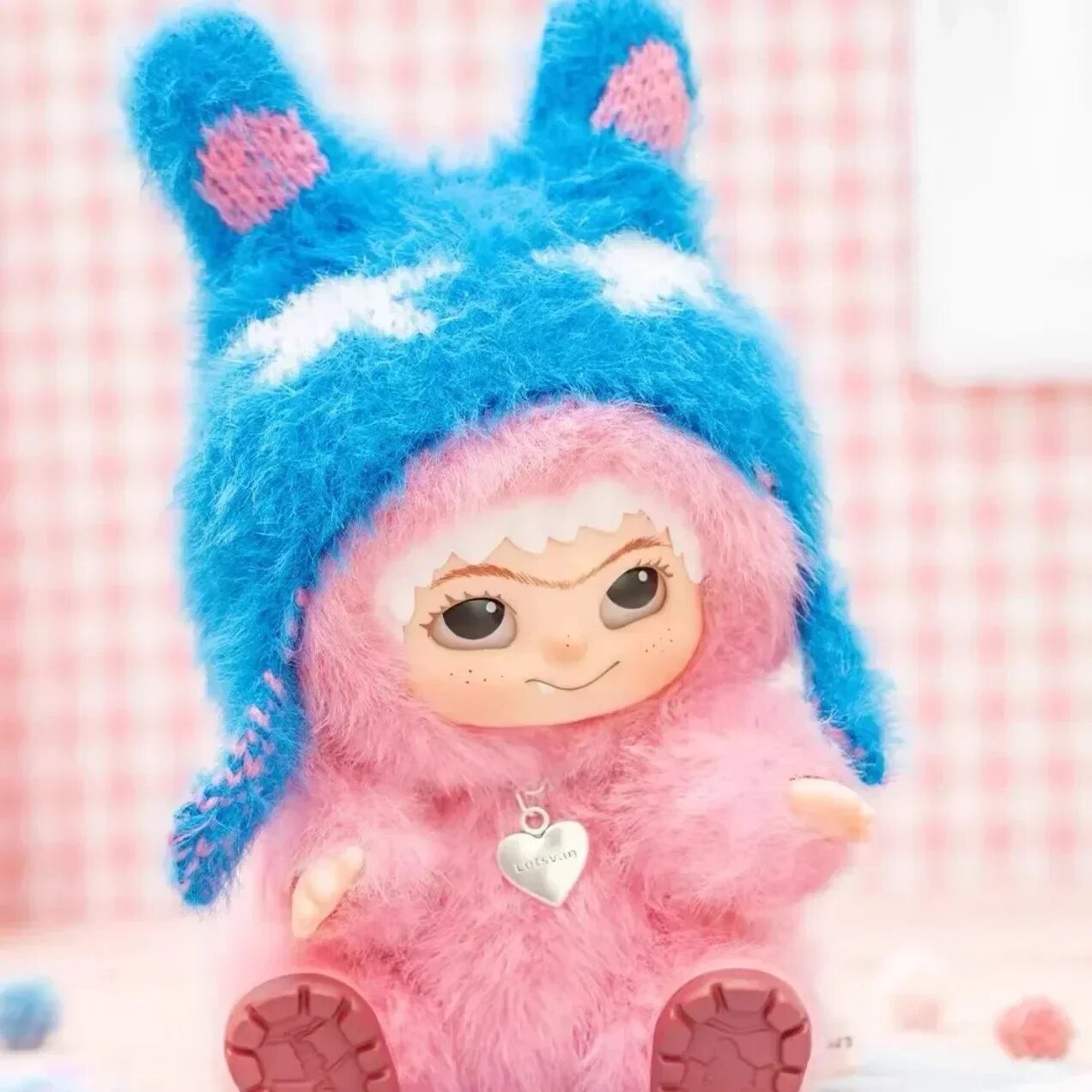 Кукла Wakuku Fuzzy Trendy, Розовый, Цвет: 1 on box
