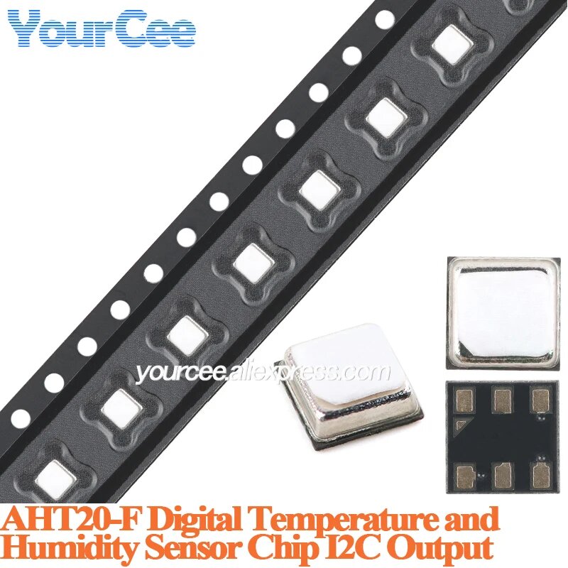 10шт. Датчик температуры и влажности AHT20-F I2C