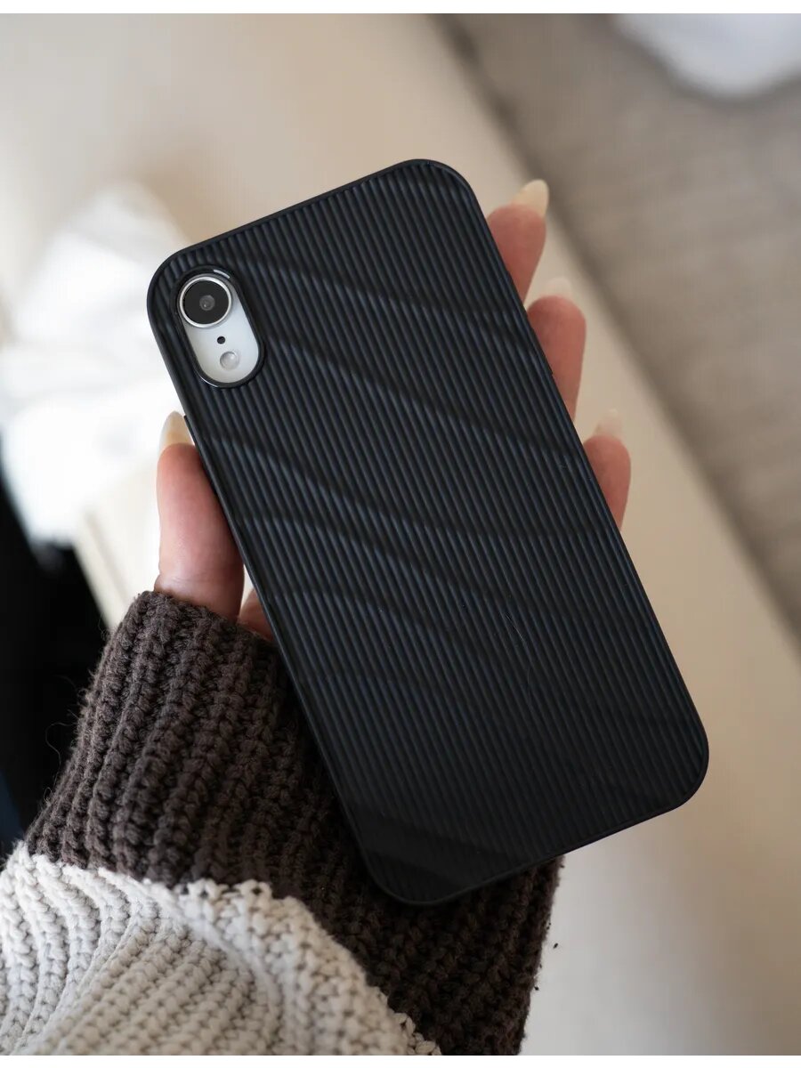 Чехол О'кейси, для iPhone XR, премиум-качество, стильный, чёрный