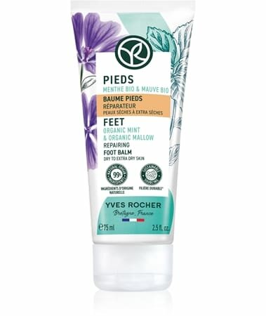 Бальзам Yves Rocher Pieds Organic Mint & Organic Mallow, 75 мл