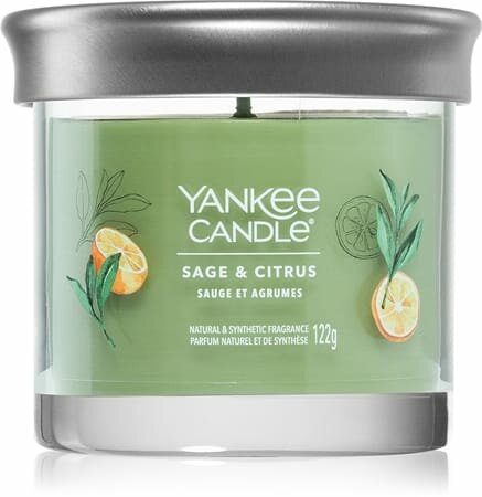 Свеча Yankee Candle Sage & Citrus, бежевый, 122 г